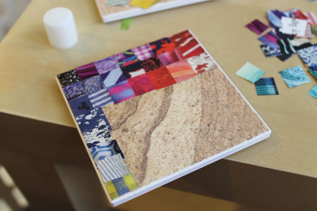 BEAUTY & THE BEARD: DIY Collage Coasters