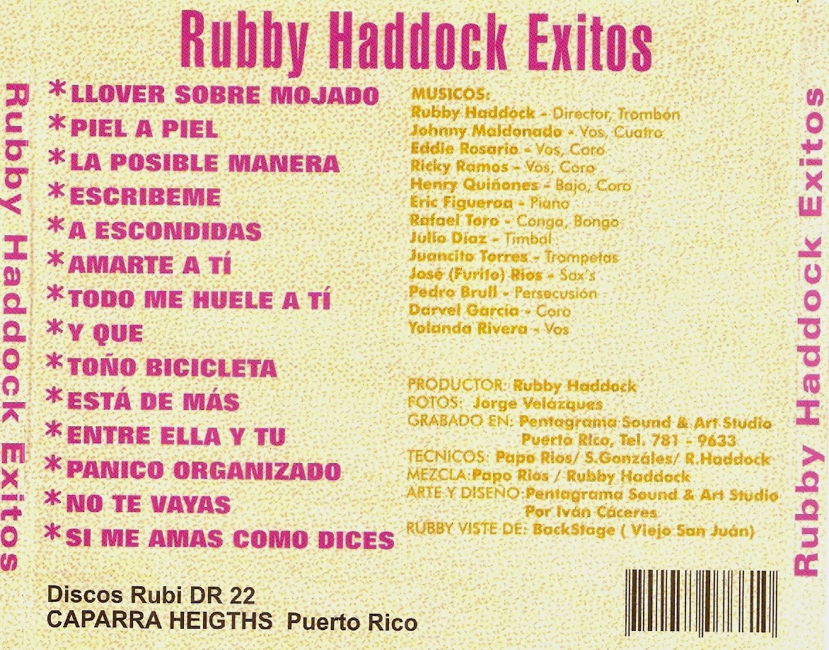 ELFENIXSALSERO.BLOGSPOT: RUBBY HADDOCK DISCOGRAFIA