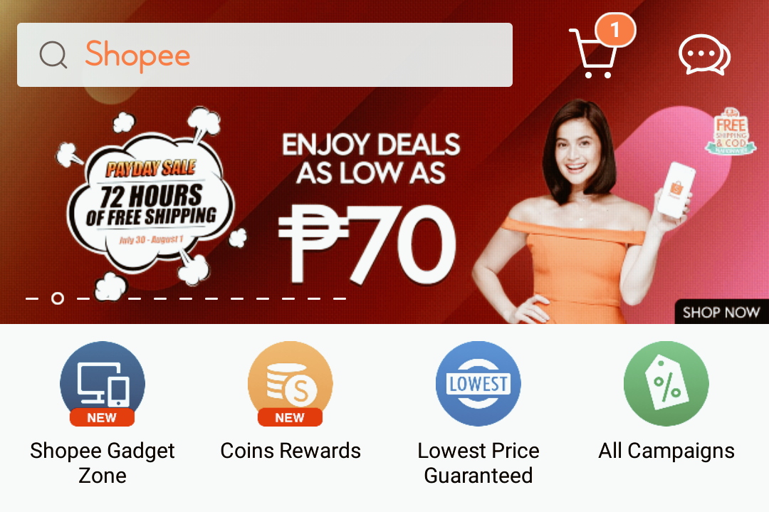 Shopee PayDay Sale featuring Shopee Gadget Zone | Aci Girl