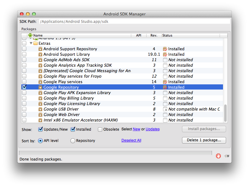 てっくろぐ: Google Play ServicesでGCMを使ってみる（Google Play Services APKの存在チェック編）