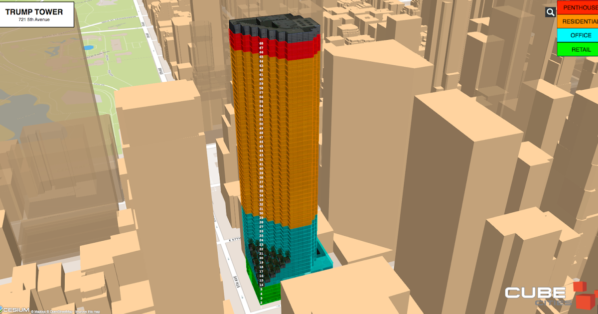 Cube Cities Blog: Trump Tower's Missing Floors