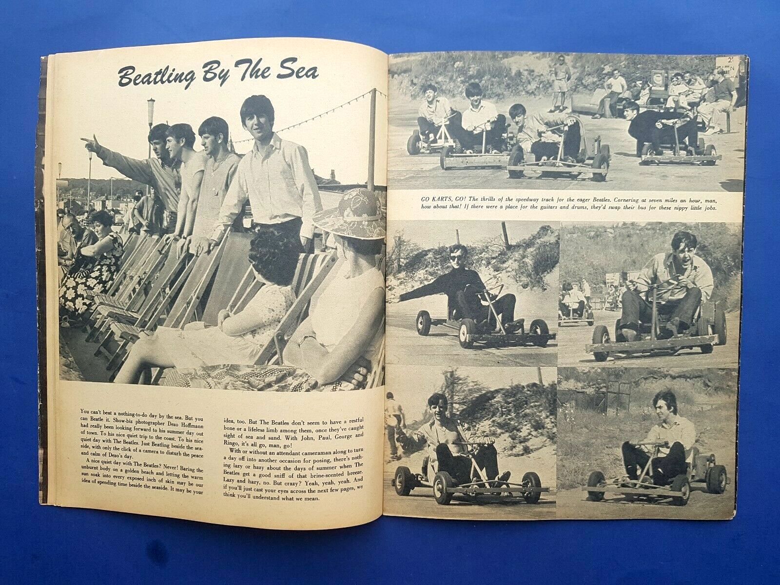 Vintage "Meet the Beatles" magazine