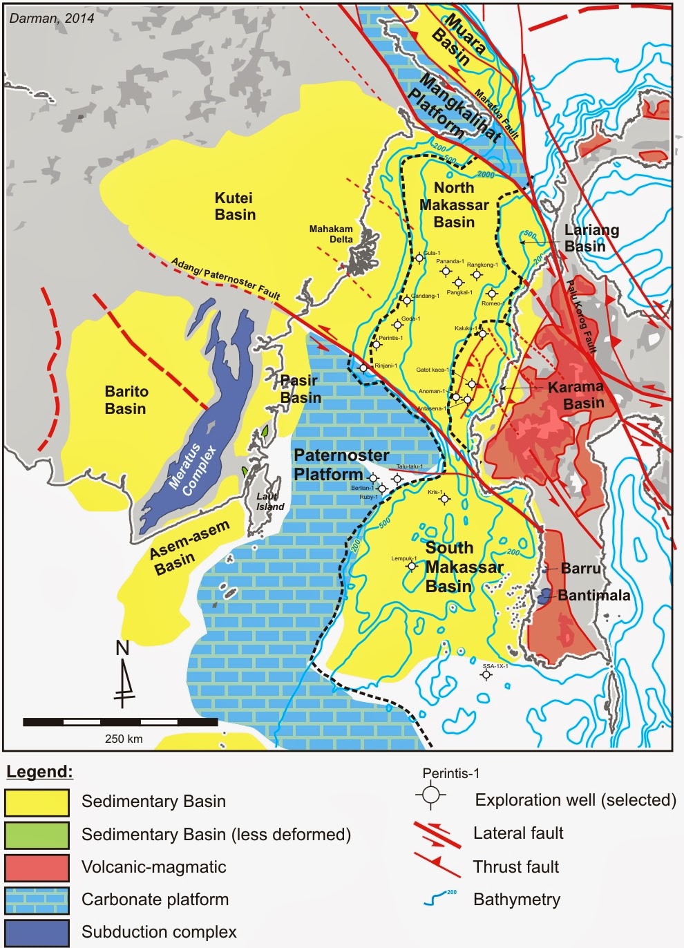 Seismic Atlas of SE Asian Basins: Makassar Strait Basins