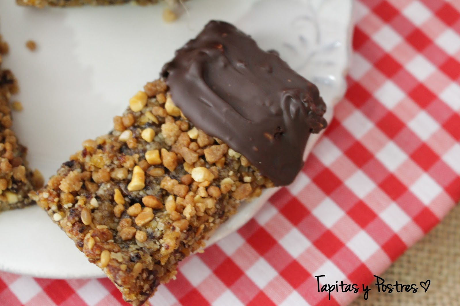 Tapitas y Postres: Barritas veganas