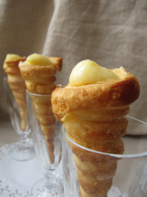 La cuisine d'ici et d'ISCA: Cornets d'amour