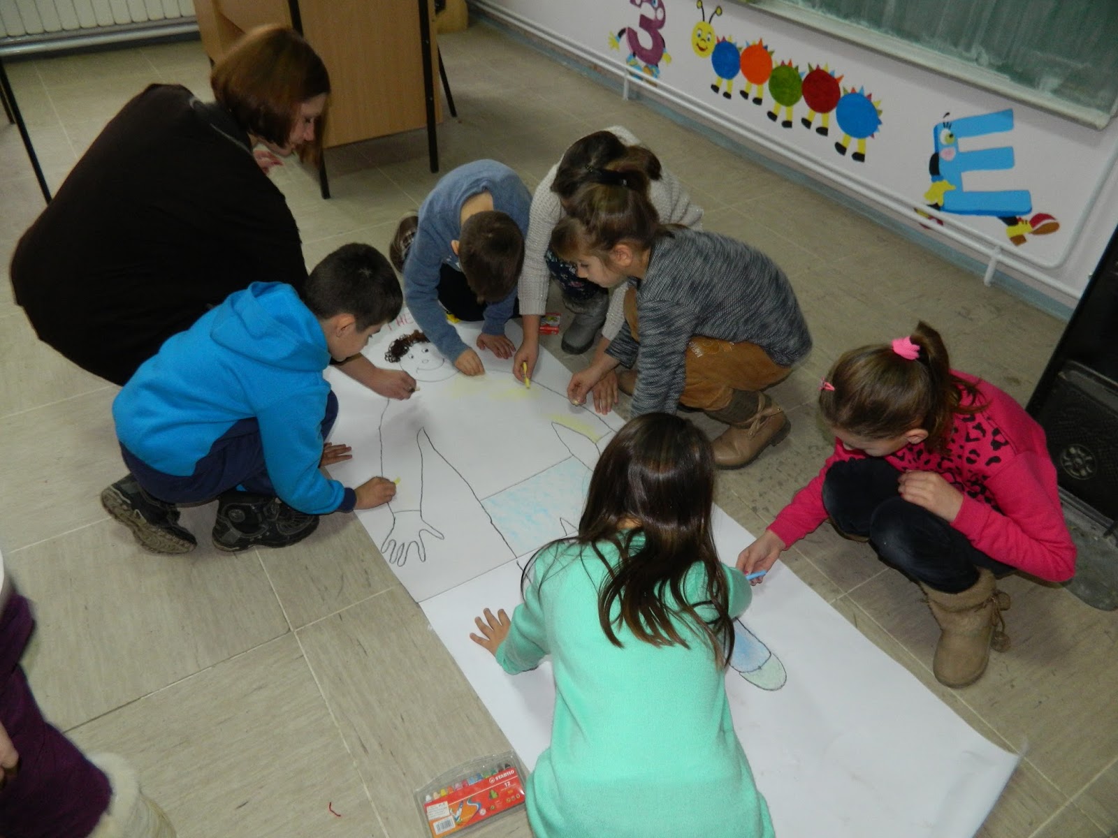 Teacher Emi - Learning can be fun!: Creating a poster - revising body parts