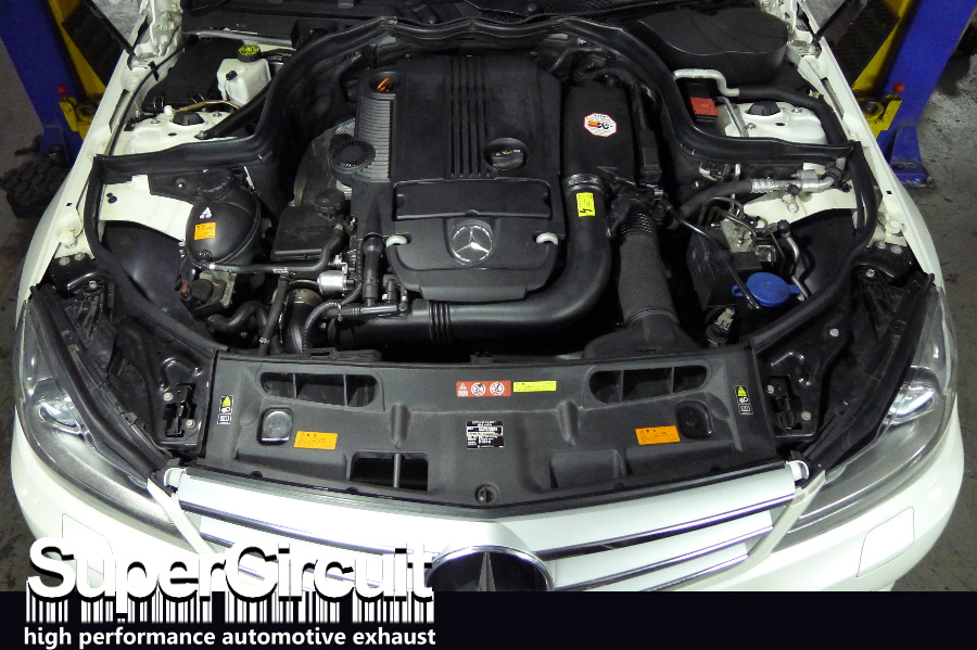 SUPERCIRCUIT Exhaust Pro Shop: Mercedes Benz C250 CGI (W204) Turbo Downpipe