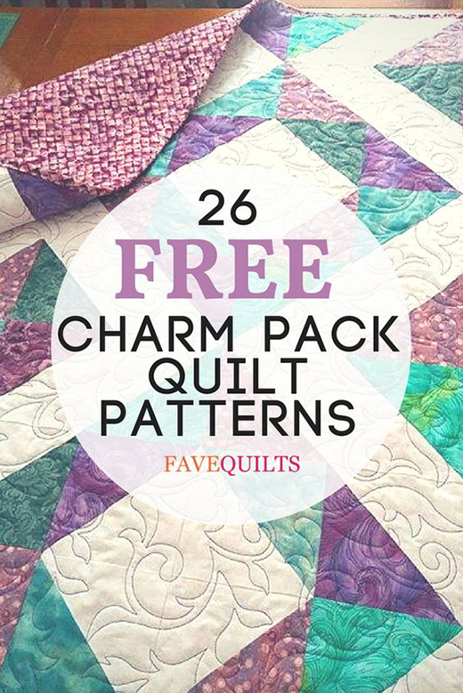 Quilting Land: 26 Charming Charm Pack Quilt Patterns