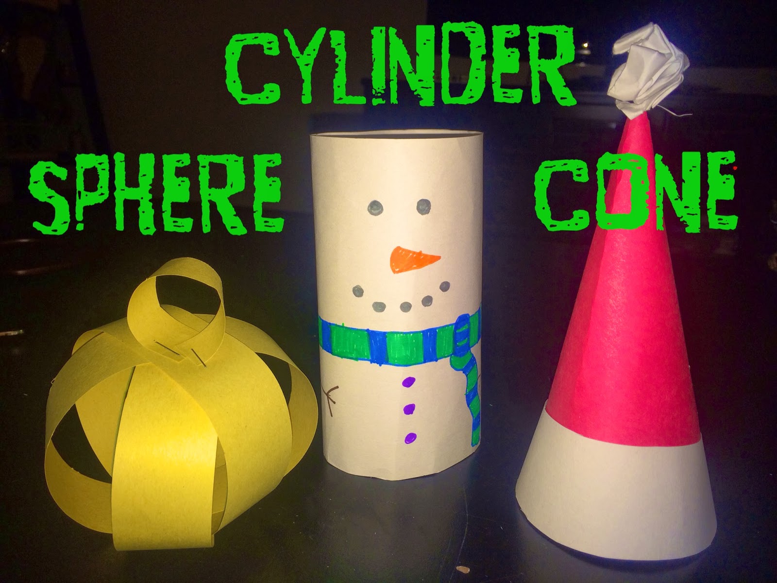 Splendor in Kinder: Christmas/Winter 3D Shapes