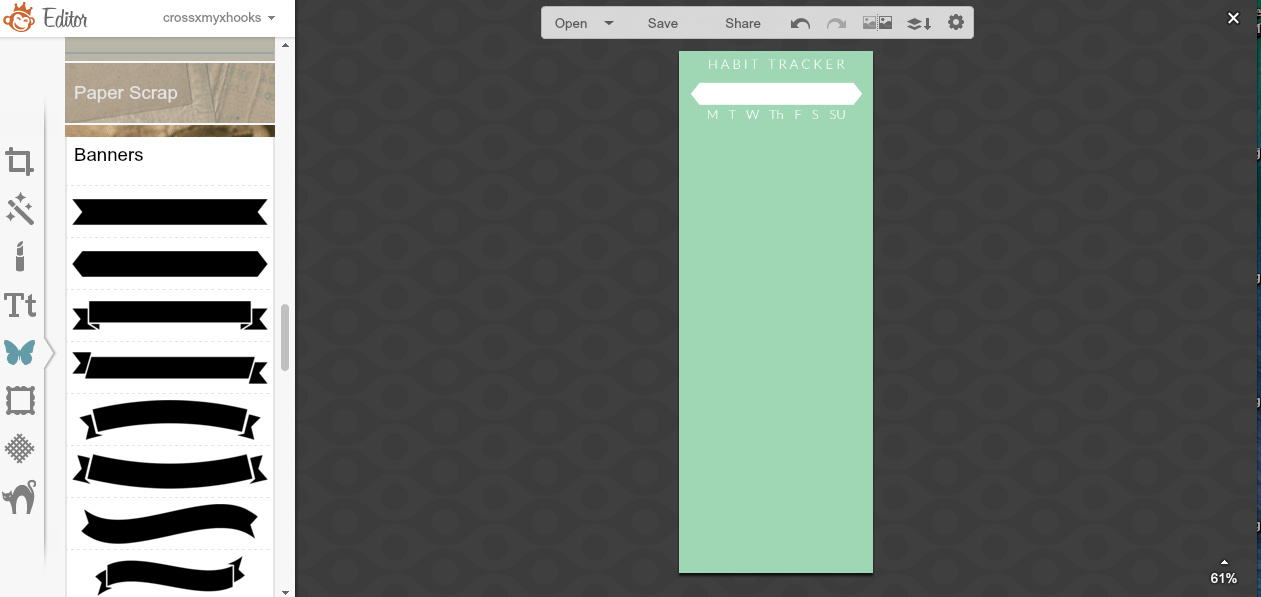 five sixteenths blog: Make it Monday // DIY Habit Tracker Sticker using ...