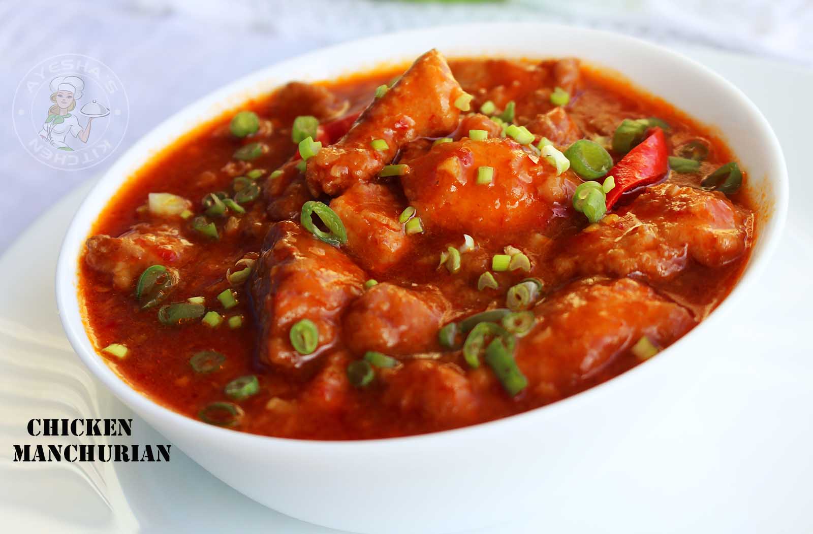 CHICKEN MANCHURIAN RECIPE - YUMMY CHICKEN DISH