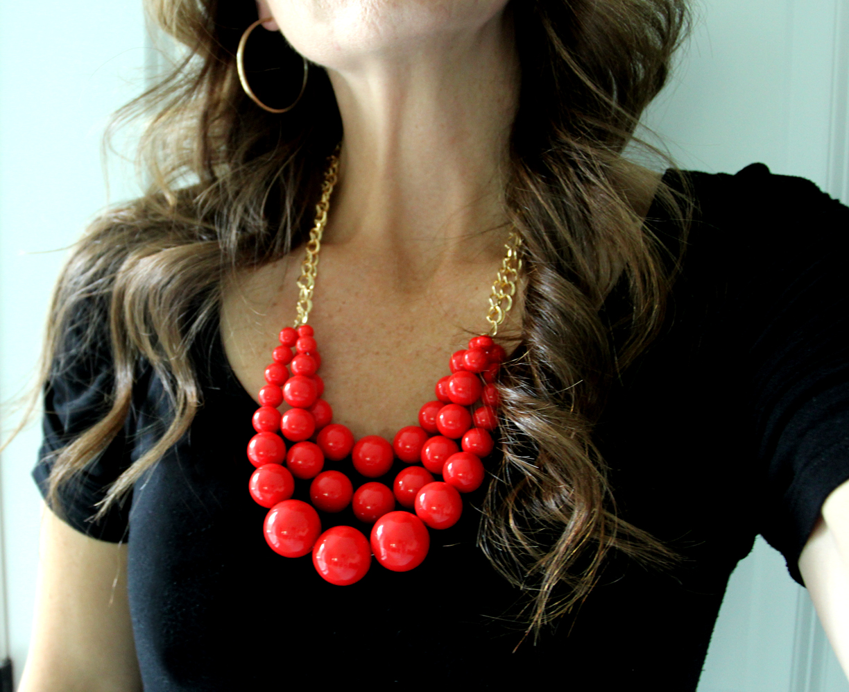 How to Make a Beaded Statement Necklace {And How Not to} – Less Than ...