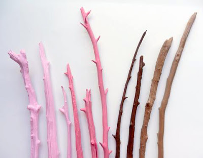 Mamás creativas: Decorar con ramas