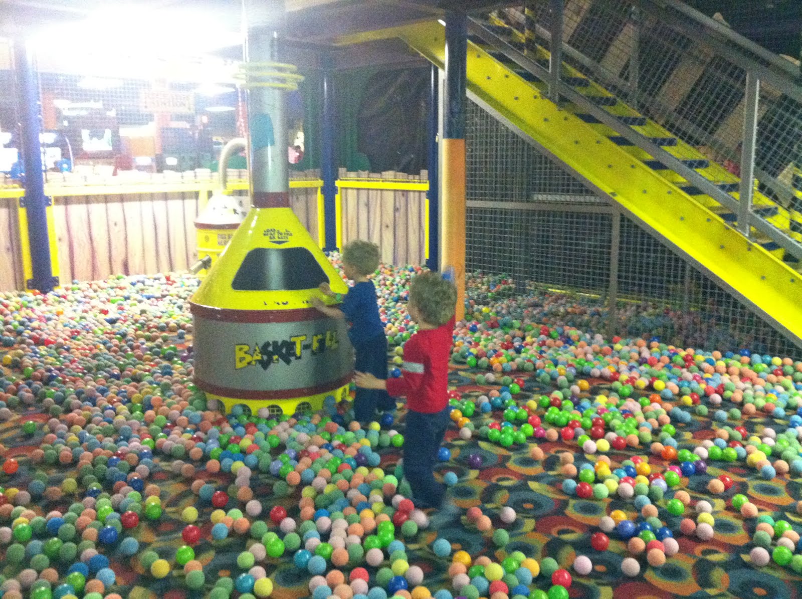 Double Baby Blog: At the "Ball Factory"