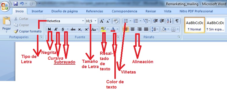 Manual de Informática: Microsoft Word