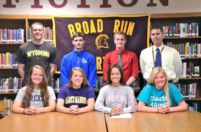 high school football scores: Broad Run: Spartans Celebrate College Signings