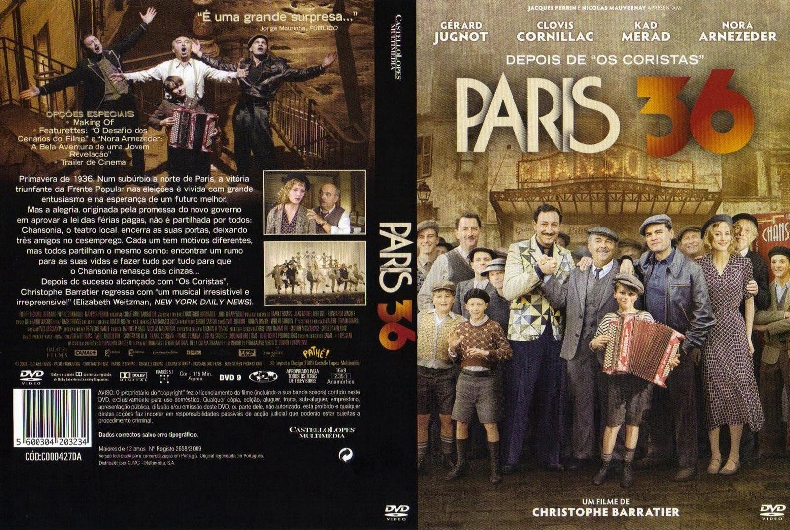 Paris 36 | CAPAS DVD'S OFICIAIS