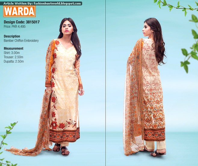 Warda - Spring Summer Lawn Collection 2015 Out Now - Fashion Hunt World