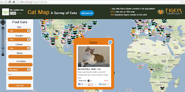 Hella Heaven: Add your cat at the world cat map