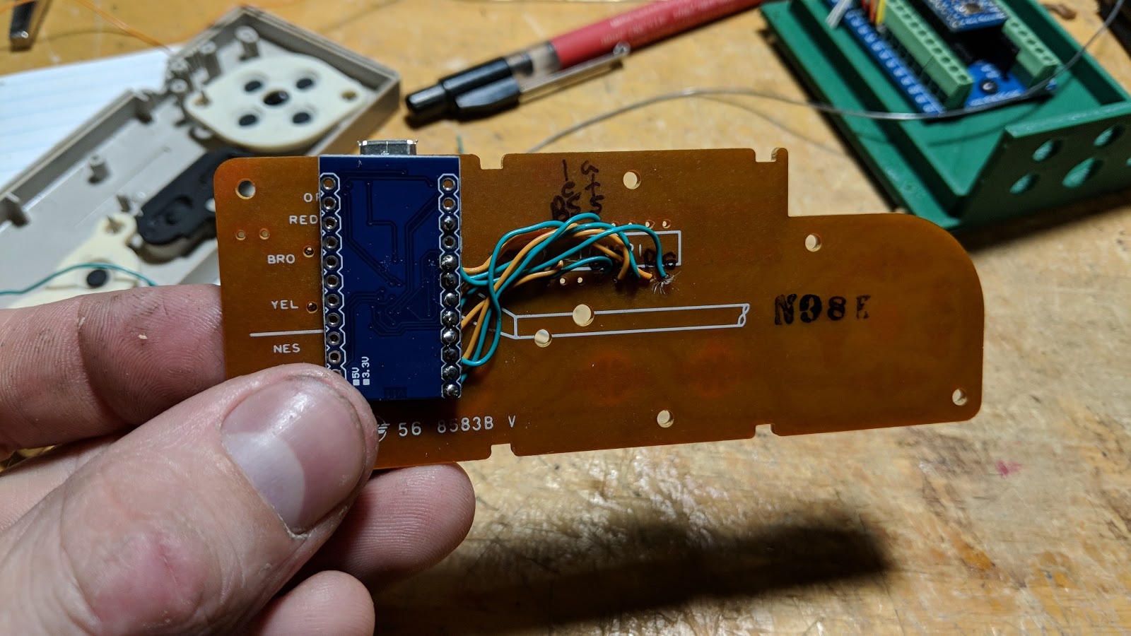 Austin Warkentin: Arduino Leonardo; Pro Micro NES controller conversion ...