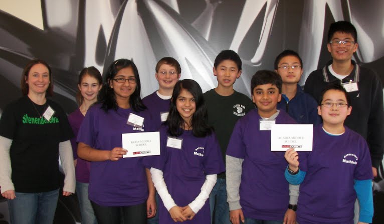 Albany Area Math Circle: Chapter MATHCOUNTS Congratulations!