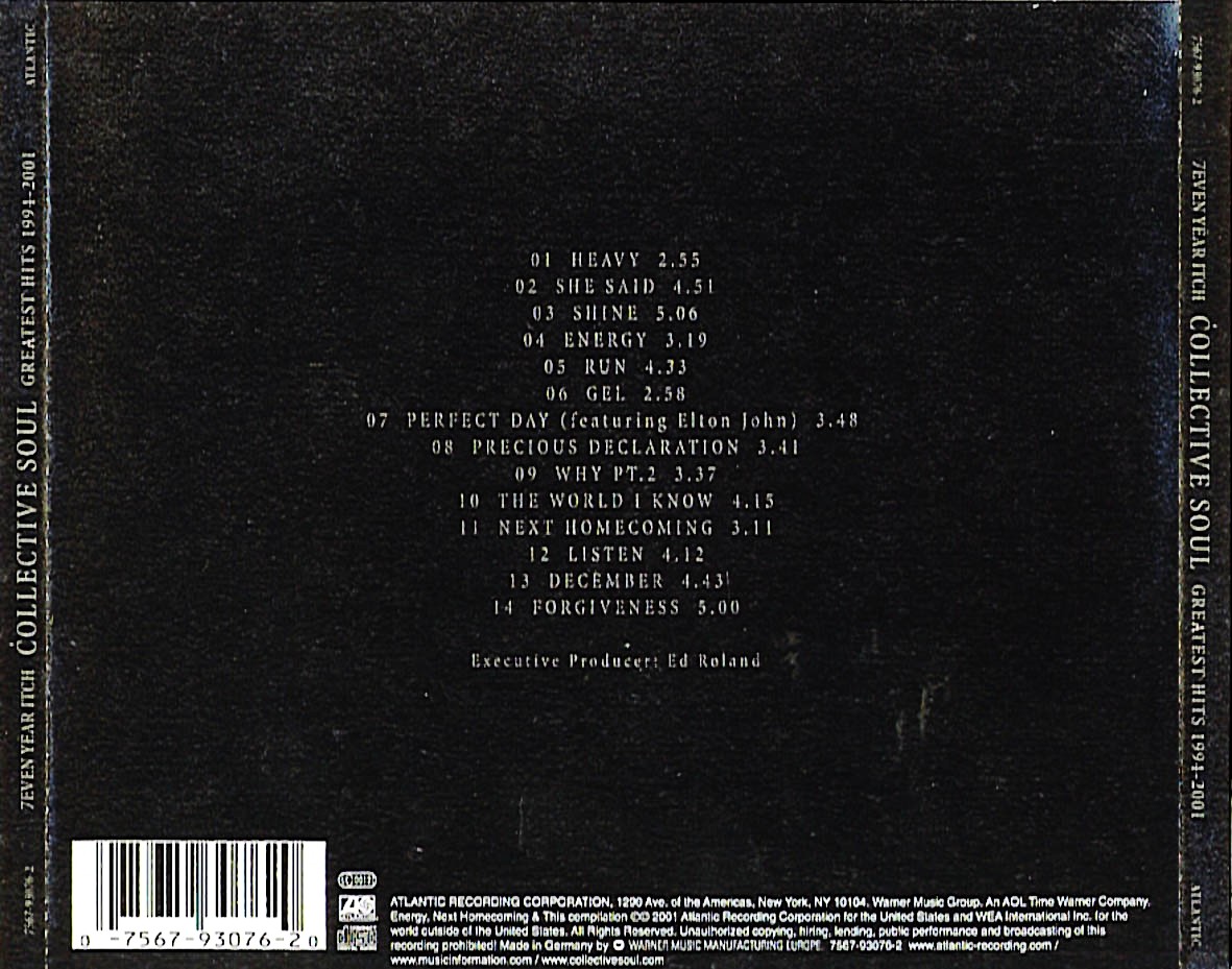 MI COLECCION DE MUSICA: Collective Soul - 7Even Year Itch - Greatest ...