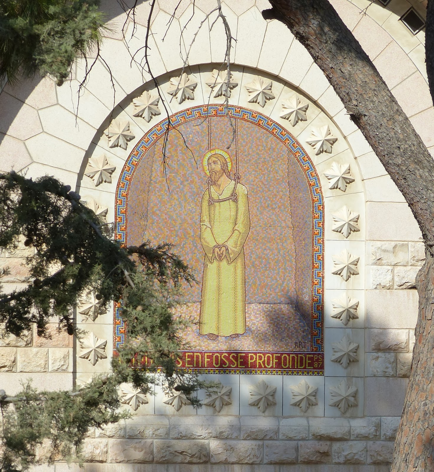 Catholic Pilgrims in Israel: Church of St. Peter in Gallicantu - Jerusalem