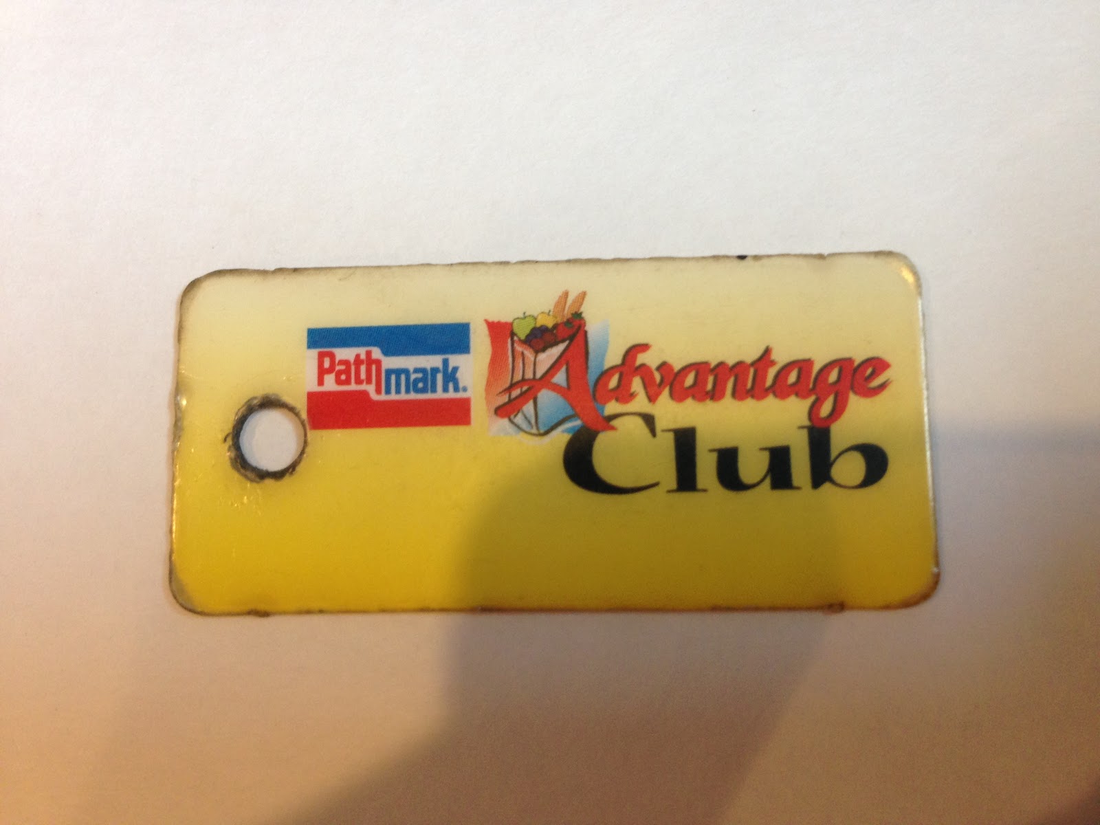 Memorabilia: Pathmark Advantage Club Card