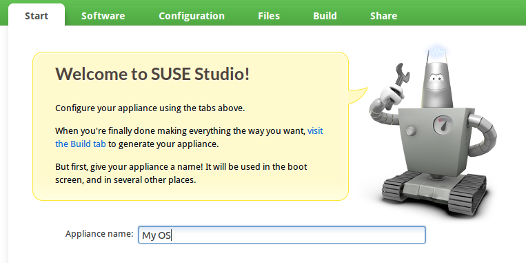 SUSE Studio: Build your own SUSE based Linux distro