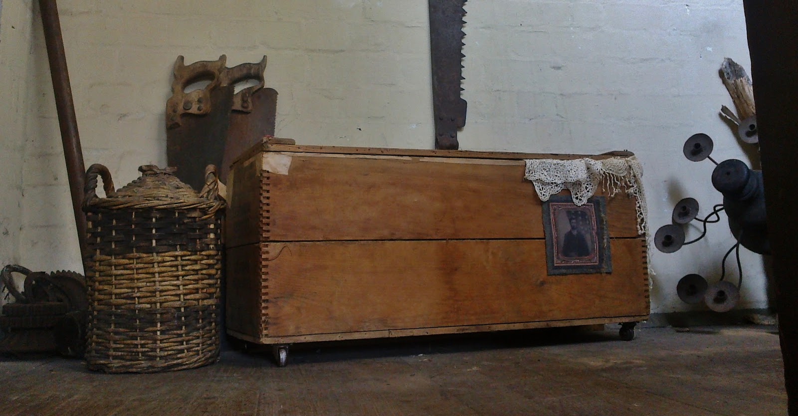 ANNO DOMINI HOME: THE HOPE CHEST. CIRCA 1862