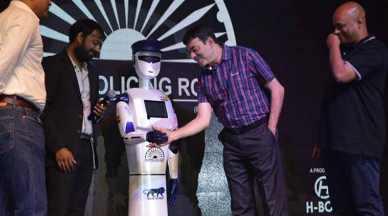 Hyderabad based H-Bots Robotics Launched First Smart Police Robot ...