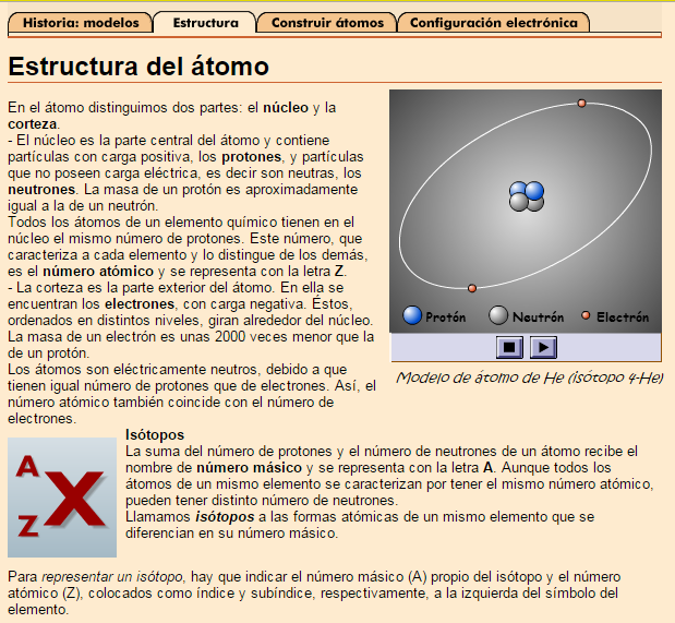 Clase Tía Caro: Estructura del átomo