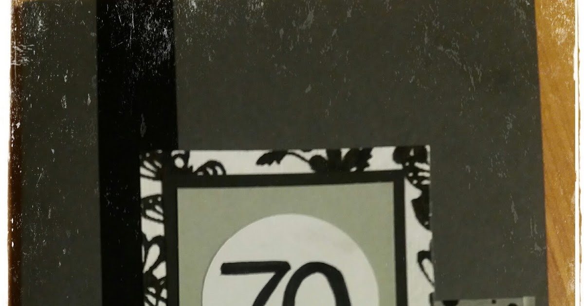 Paperivuoka: 70 v. syntymäpäiväkortti