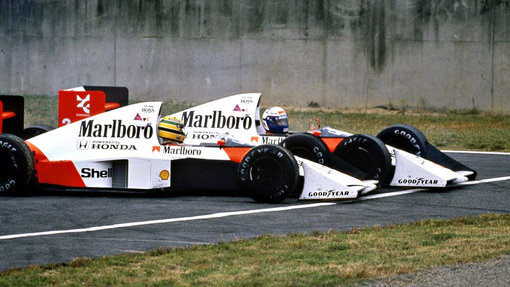 Ayrton Senna Blog: 93º GP Japão Suzuka 1989. Prost joga o carro pra ...