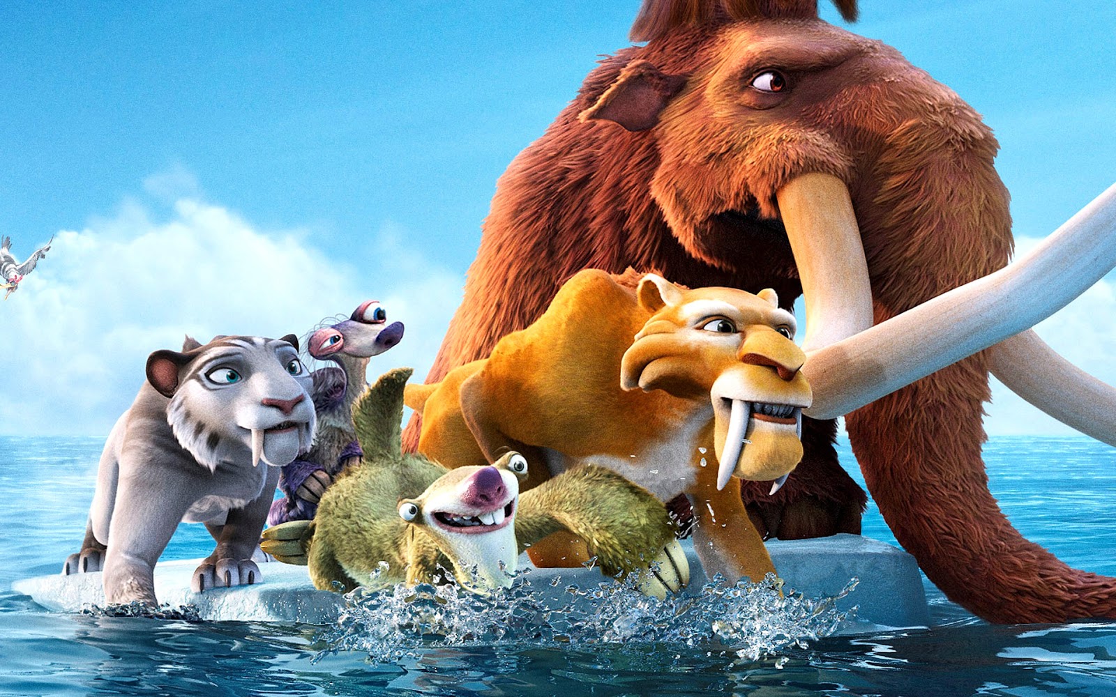 DVDs and pop corn: Ice Age series images (HD)