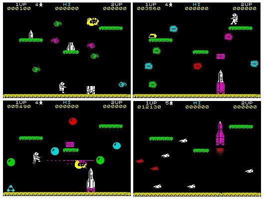 Spectrum Analisis de Pssst y Jet Pac
