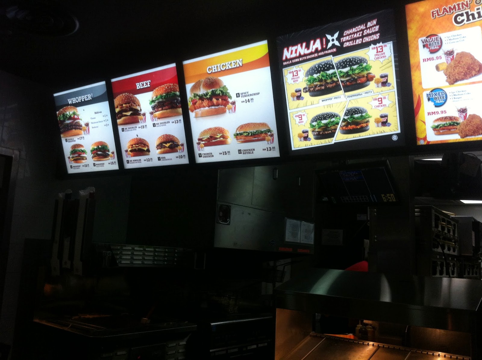 Our Journey : Penang Gurney Plaza - Burger King Cafe