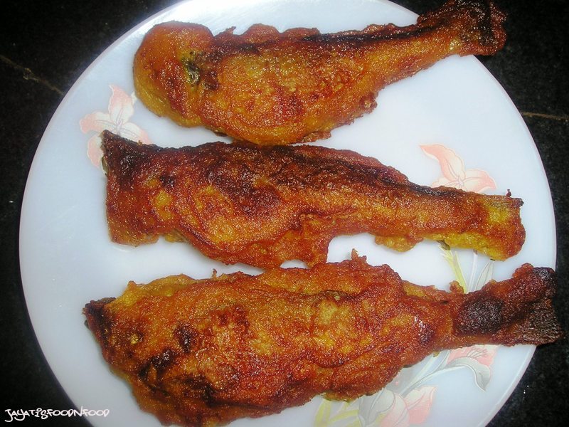 Jayati's Food Journey - Enjoy!!!: Topsey Fry ( Fried Mango Fish )