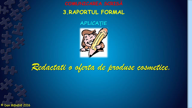 PROFU ECONOMIST: COMUNICAREA SCRISA (3)