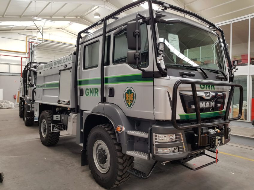 SAFEPLACE52: GNR recebeu 6 Veículos de Combate a Incêndios