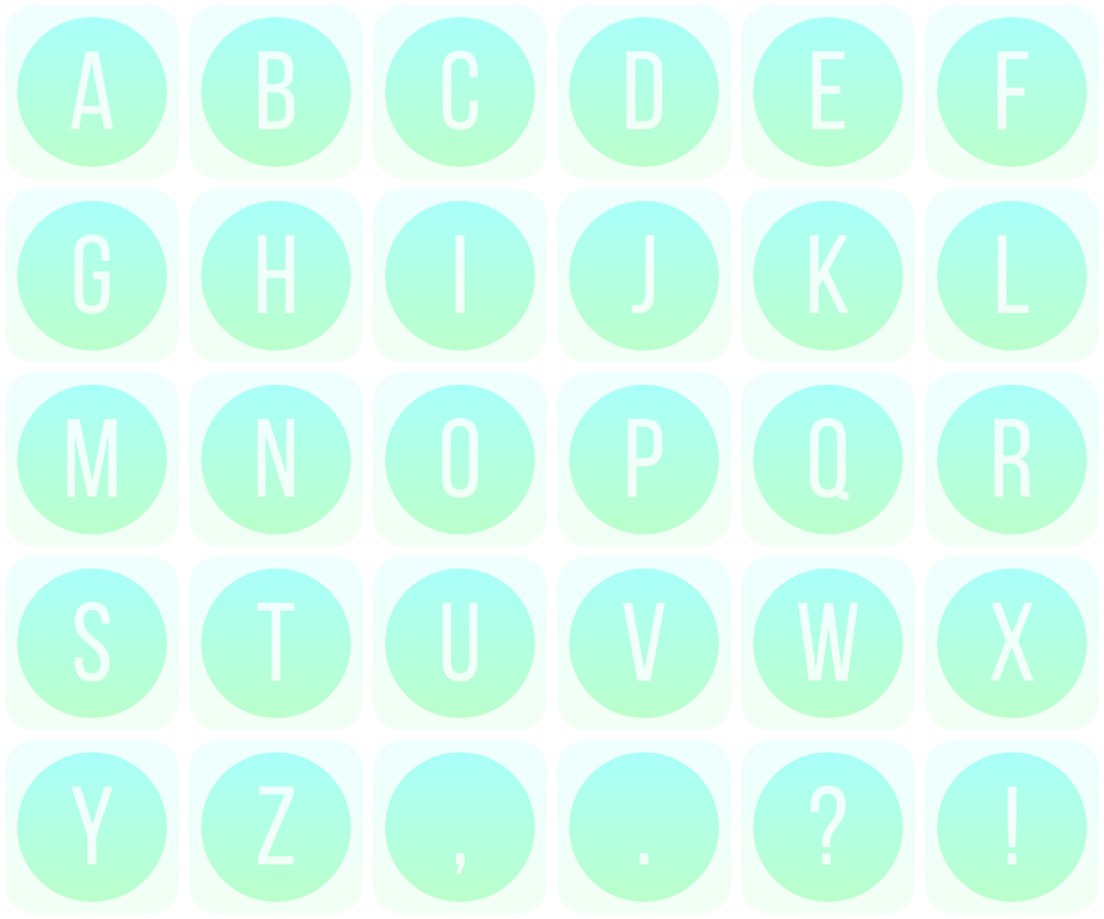 At the Back Studio: 2D Sprites: Letters for Unity3d