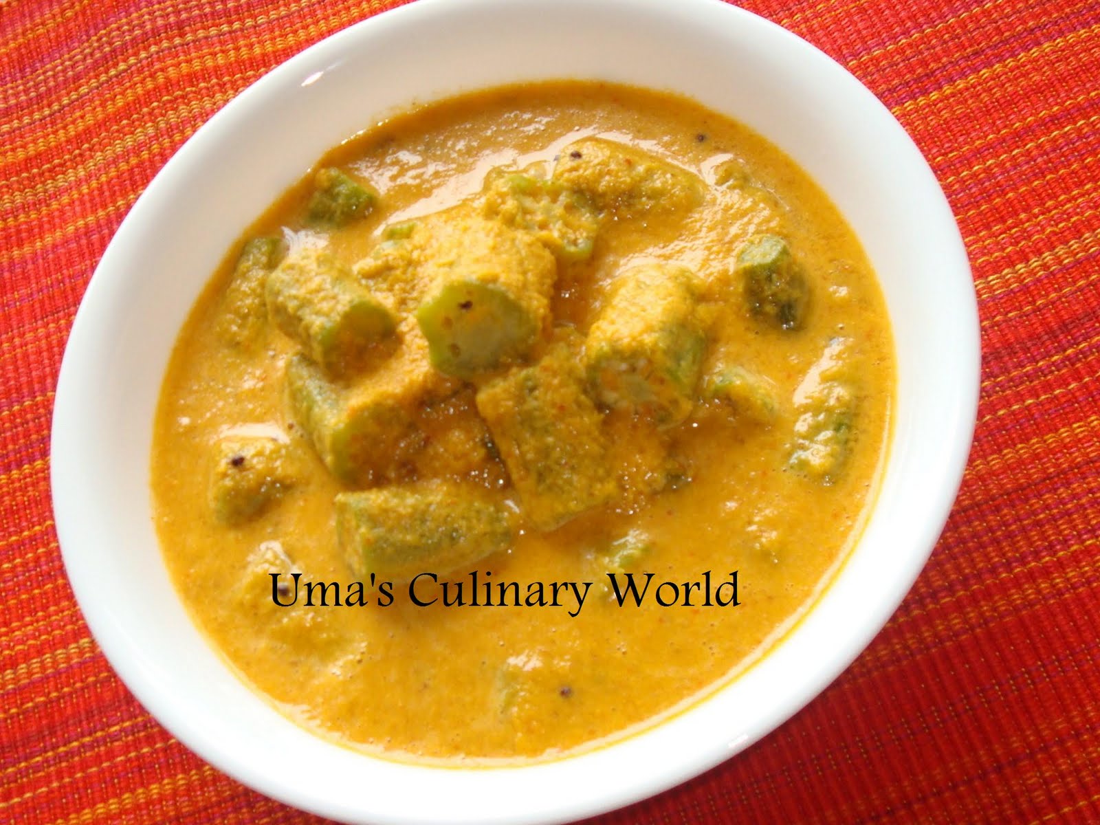 Bhenda Ghash (Okra Coconut Curry)