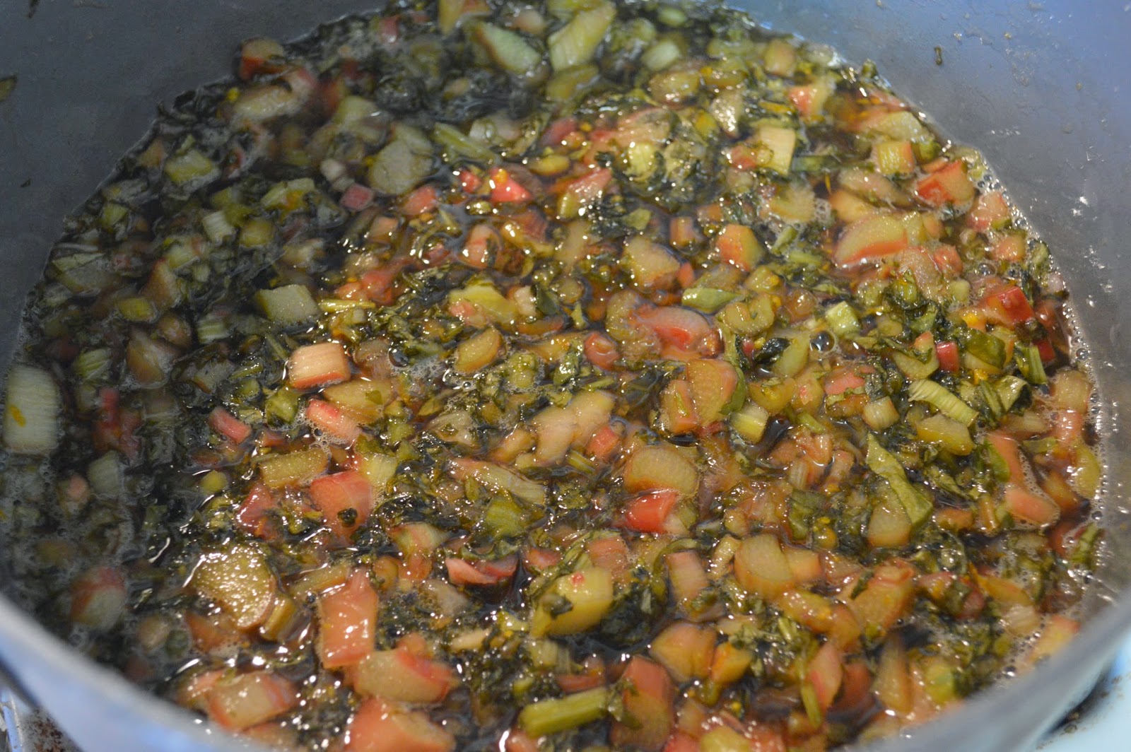 From Scratch: Rhu The Day! Rhubarb Sorrel Crisp