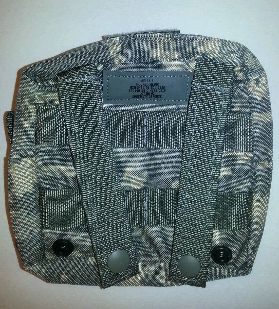Webbingbabel: MOLLE II External Medical Pouch ACU