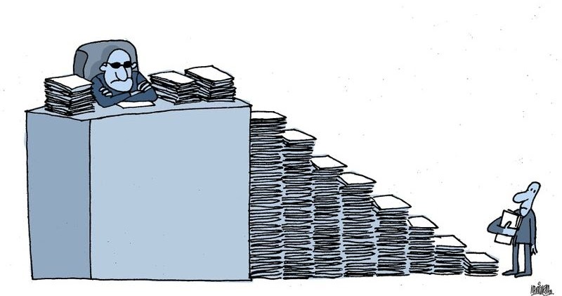 Cassandra's Legacy: The Seneca Cliff as an Effect of Bureaucracy