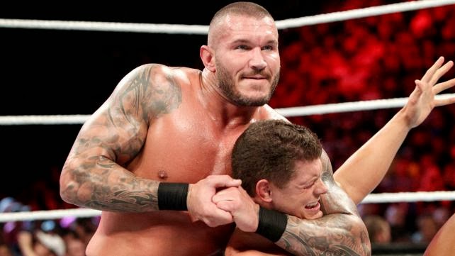 WWE In live!!!!: RANDY ORTON vs CODY RHODES