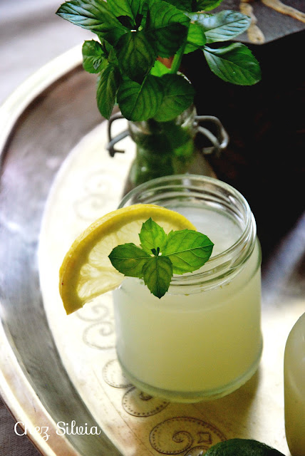 Limonada de lima, limón y menta {Sin azúcar} — Chez Silvia