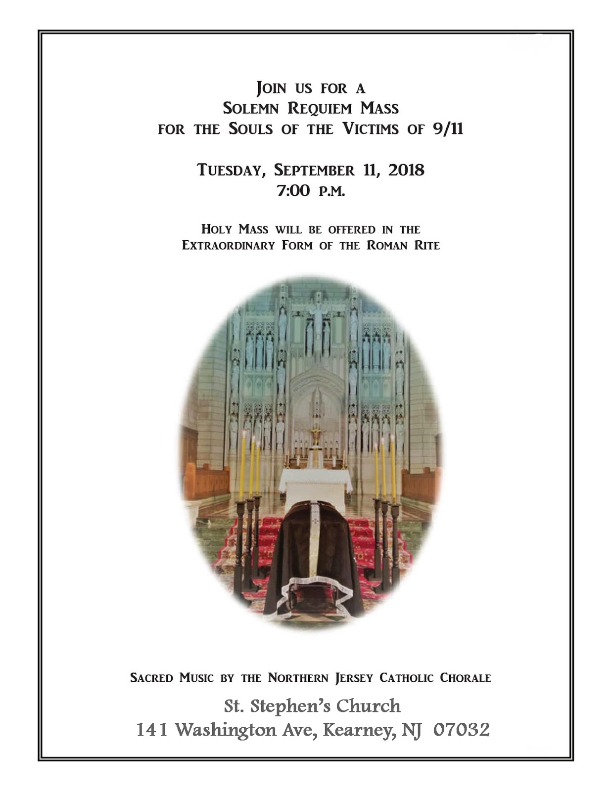 Brooklyn Latin Mass: Solemn Requiem Mass for the Souls of the Victims ...