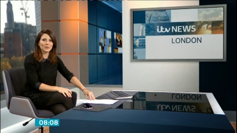UK Regional News Caps: Lucrezia Millarini - ITV London