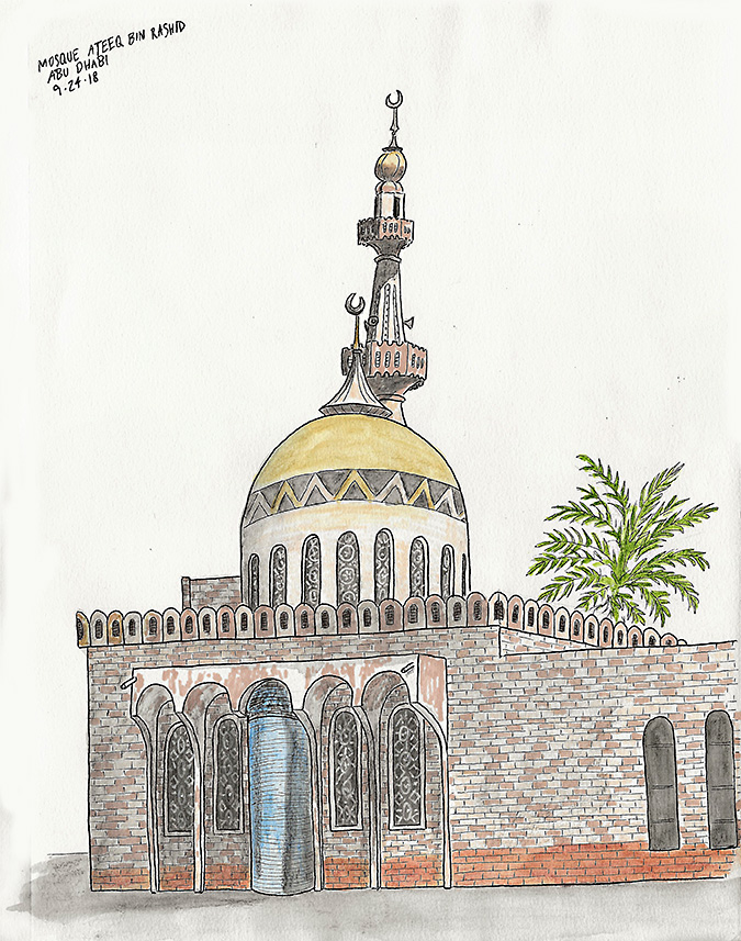 Chris Brown's Sketch House: Abu Dhabi Mosques